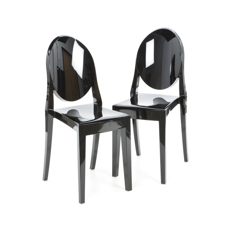 Ghost Outdoor Stacking Dining Side Chair & Reviews | AllModern